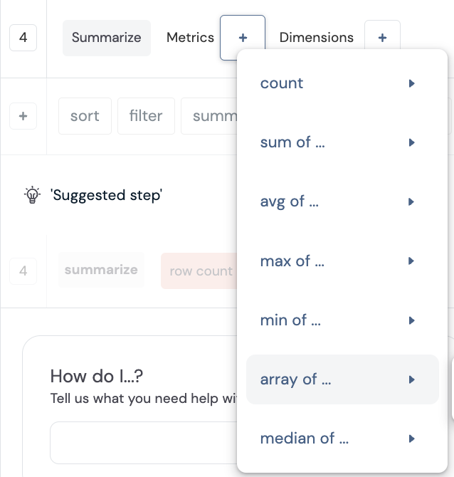 Get an array – Trevor.io Guide
